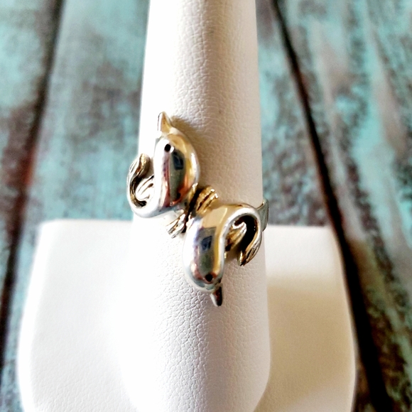 Jewelry | Twin Dolphins Solid Sterling 925 Ring Nwot | Poshmark